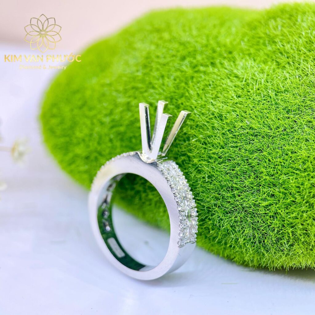 VÕ NhẪn Kim CƯƠng ThiÊn NhiÊn Ổ HỘt 45 54mm Kim Vạn Phước Trang Sức Vàng Kim Cương